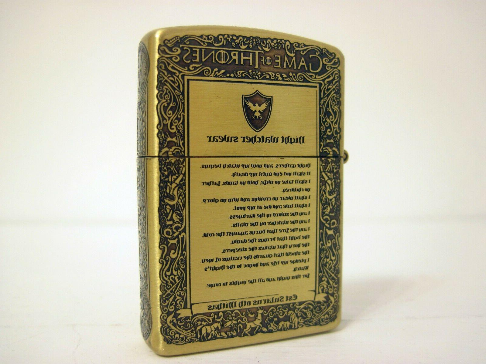 Zippo Game of Thrones Westeros Map Handmade Custom