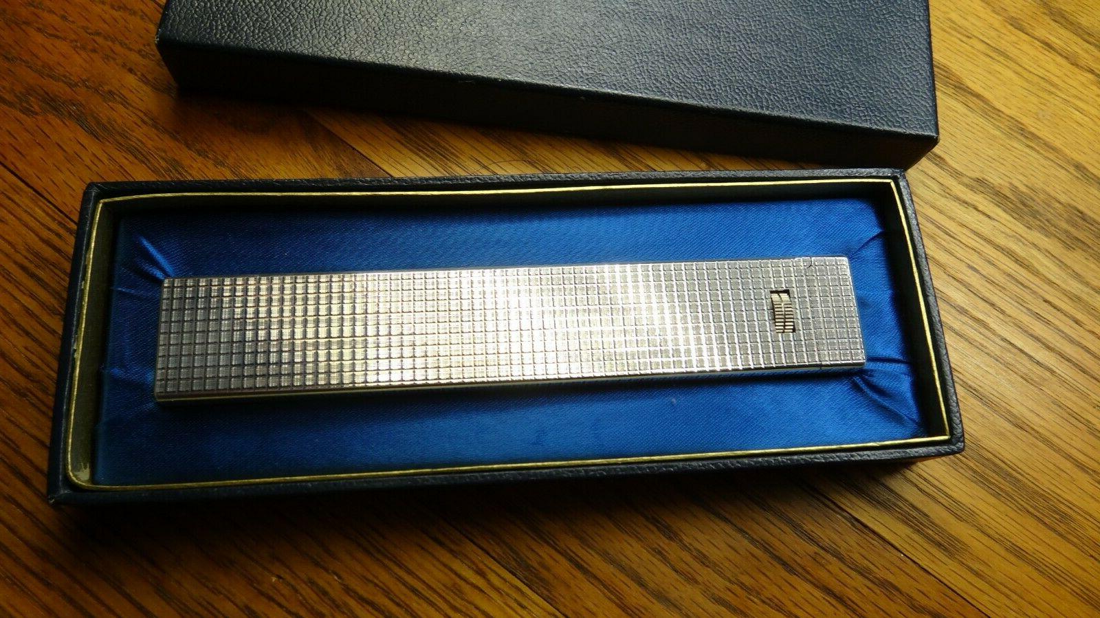 Zaima tall Pipe Lighter in Silver Plate