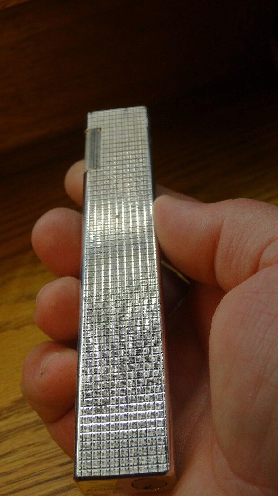 Zaima tall Pipe Lighter in Silver Plate